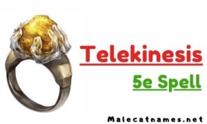{ Telekinesis 5e } » Full Information » [ DnD ] » 5th Edition Spell